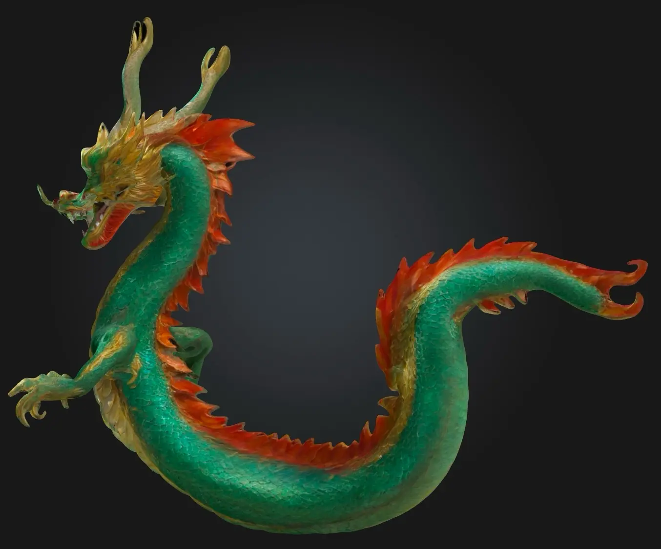 Characters & Creatures STL Download - Chinese Dragonby PrintCrafted_