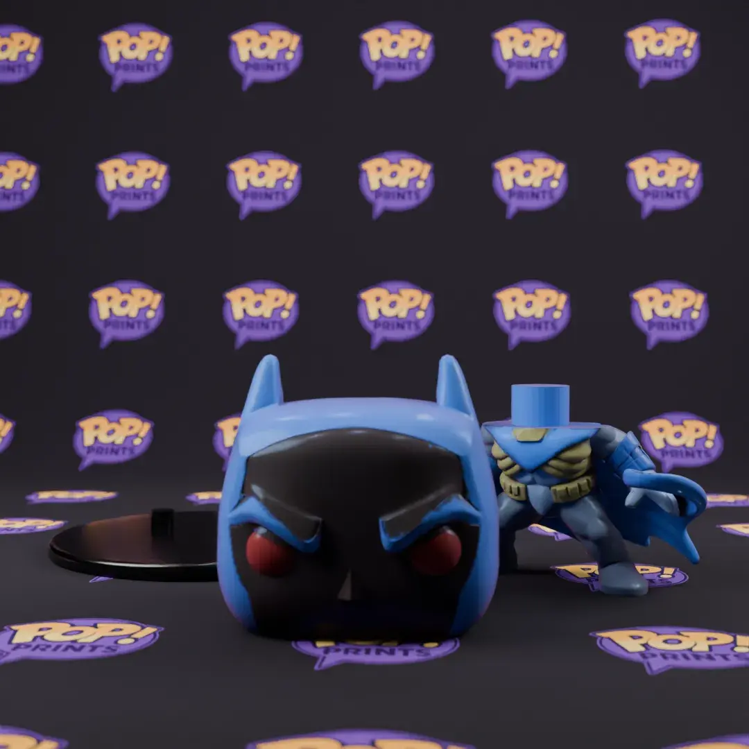 Digital Art STL Download - Batman Funko Pop Packby Pop Prints