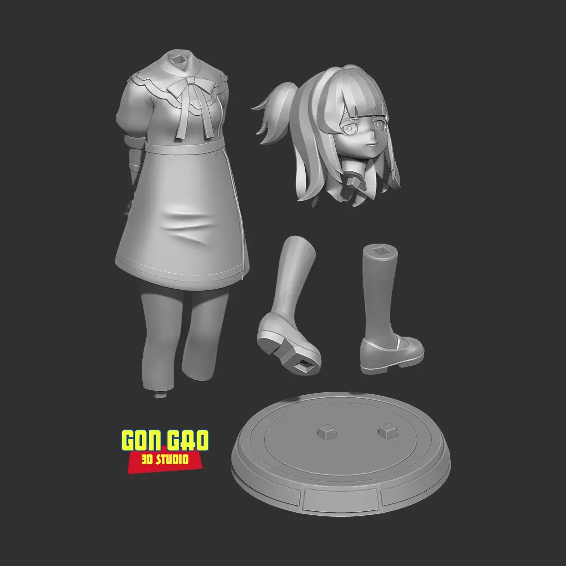 Digital Art STL Download - Little Songque - Honkai Impactby nlsinh