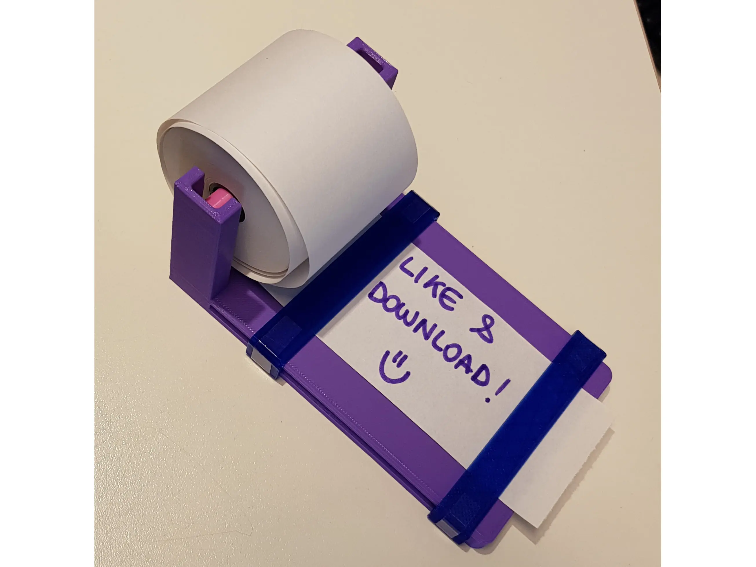 Free Stationery & Learning Tools STL Download - Cutter Receipt Rollerby ...