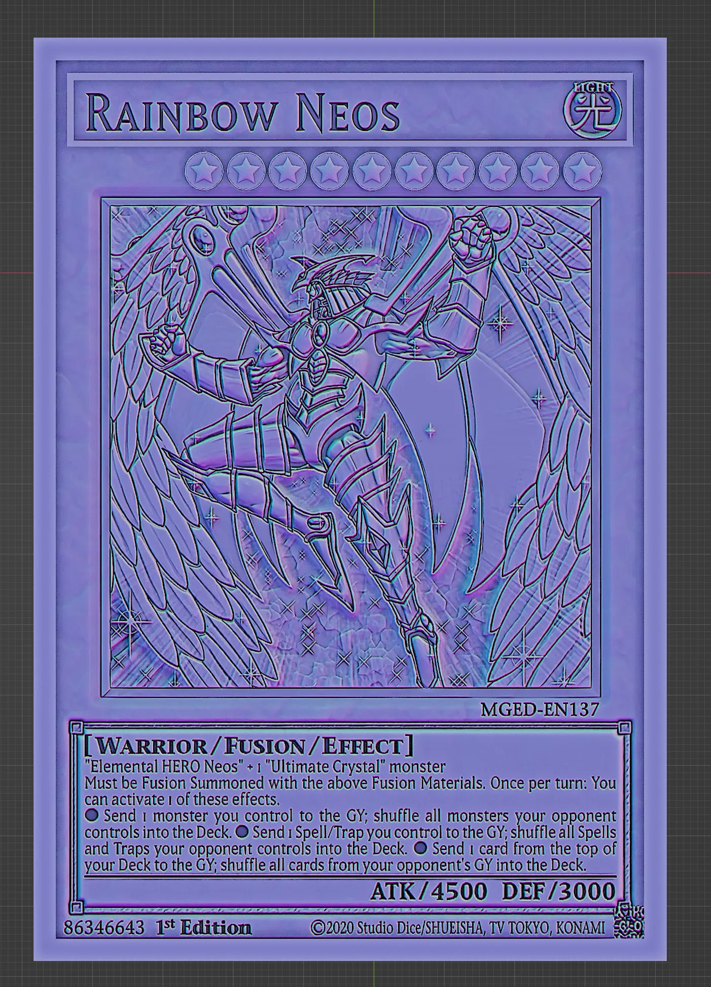 RAINBOW NEOS - YUGIOH | 3D models download | Creality Cloud