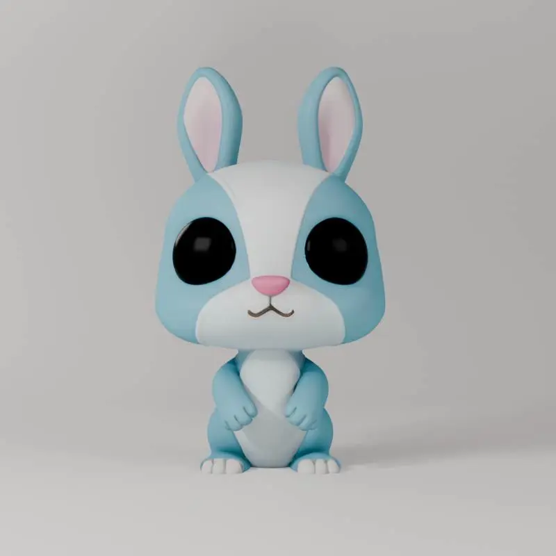 Characters & Creatures STL Download - CONEJO FUNKO POPby HeizNeek