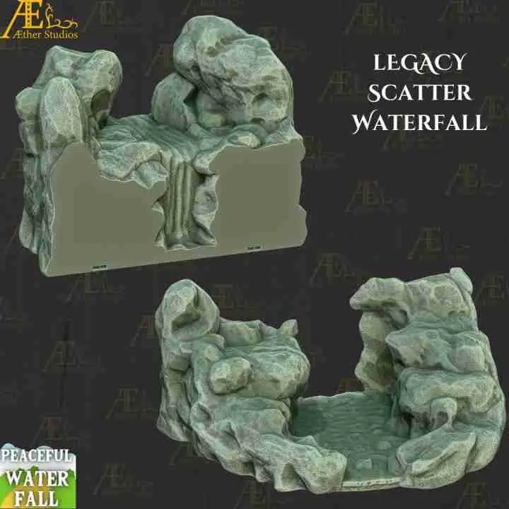 AEPCEF11 - Peaceful Waterfall | 3D models download | Creality Cloud