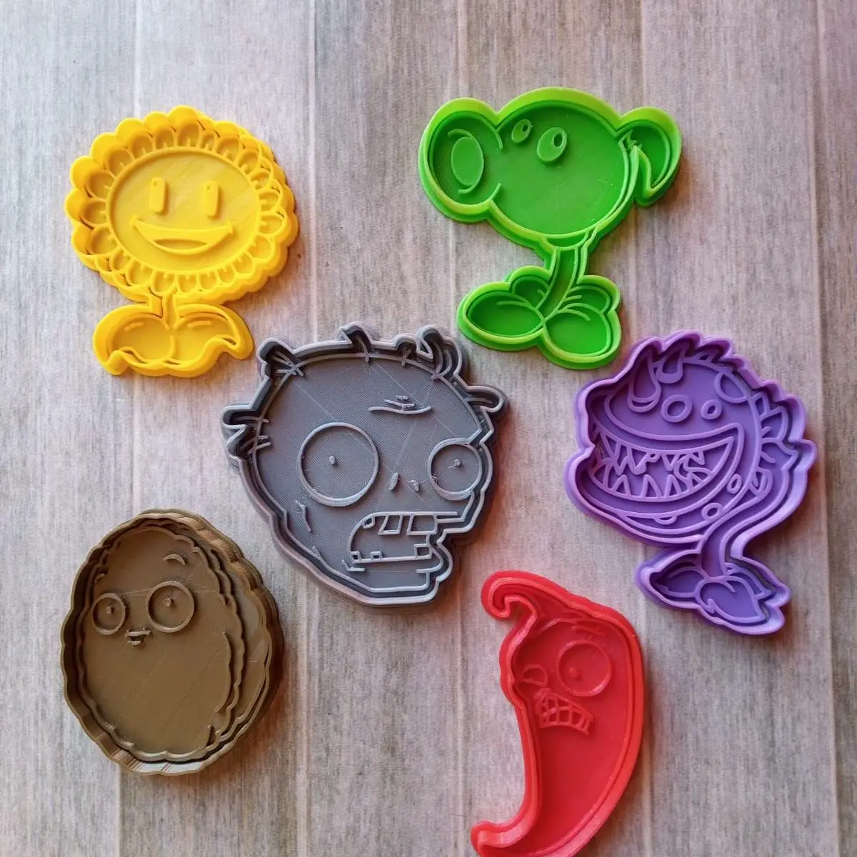 Other STL Download - PLANTS VS ZOMBIE CORTANTE DE GALLETASby KDASH