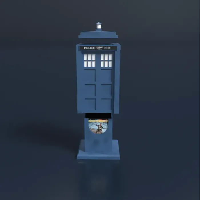 Board Games & Card Games STL Download - MTG Tardis deck box Commander ...