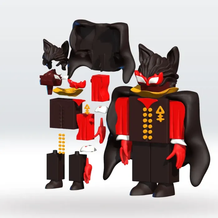 Characters & Creatures STL Download - Nosferatu forsaken Roblox Split ...