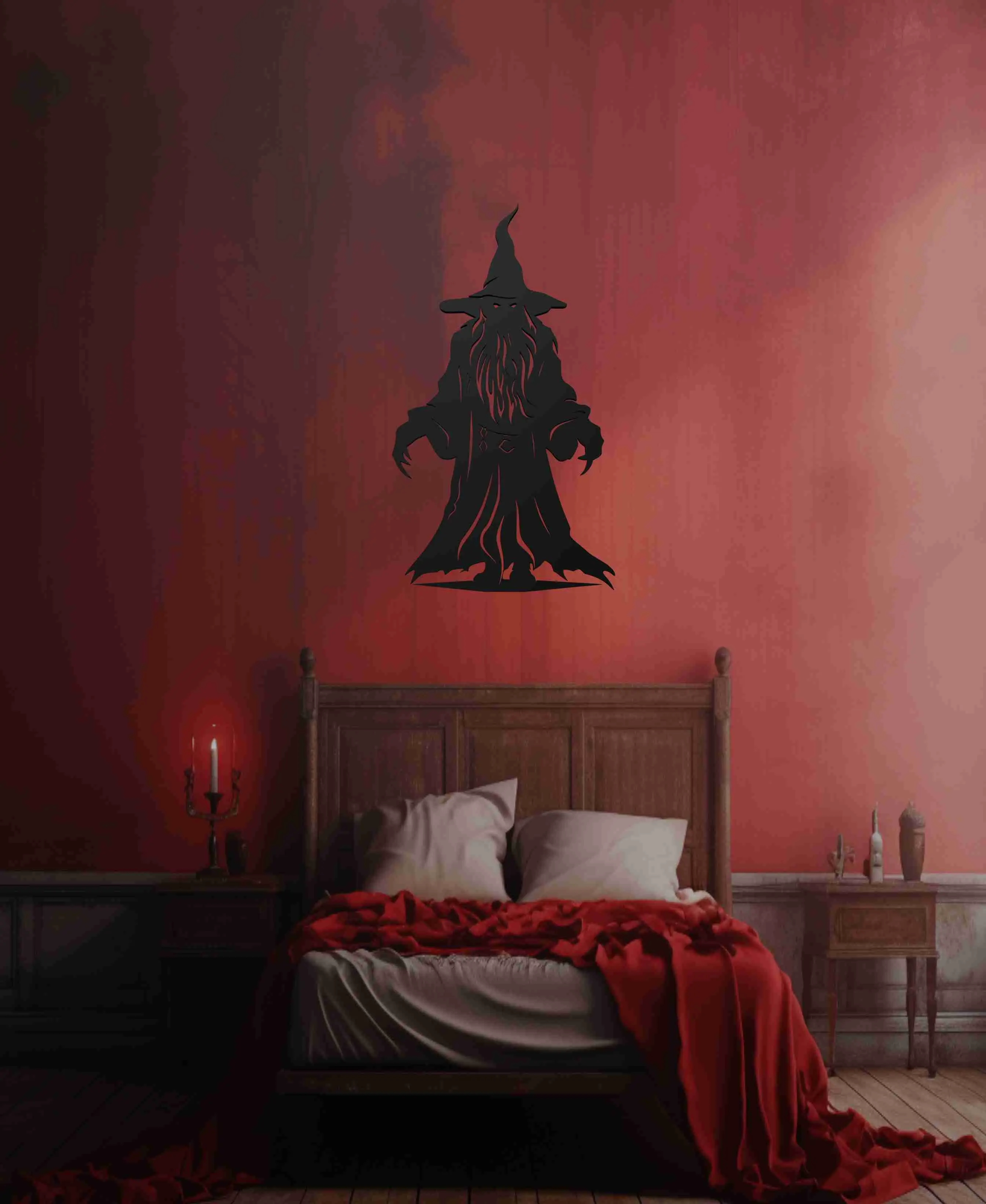 Home Decorations & Ornaments STL Download - Wizard Wall Artby Ri0m0