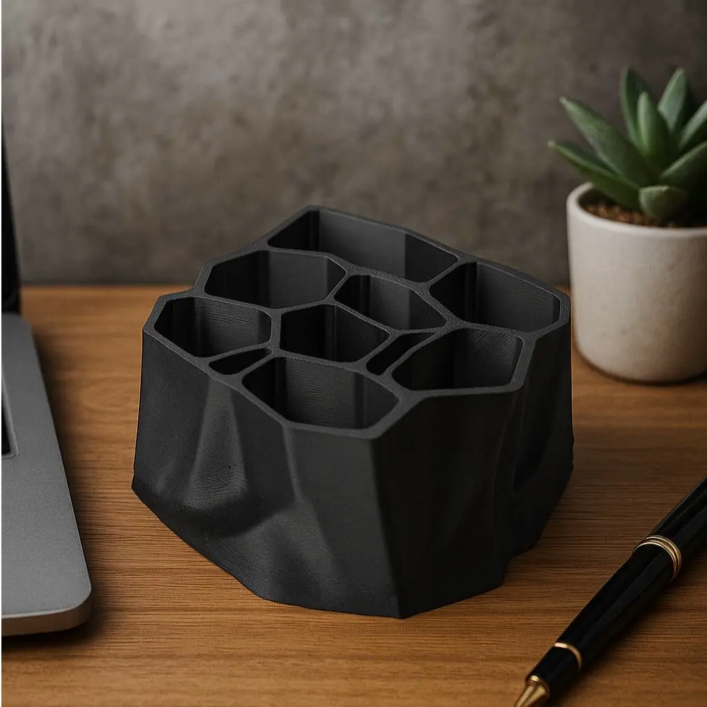 3D Printer Files | 3MF File | Geometric Hexagon Desk Organizer – Modern ...