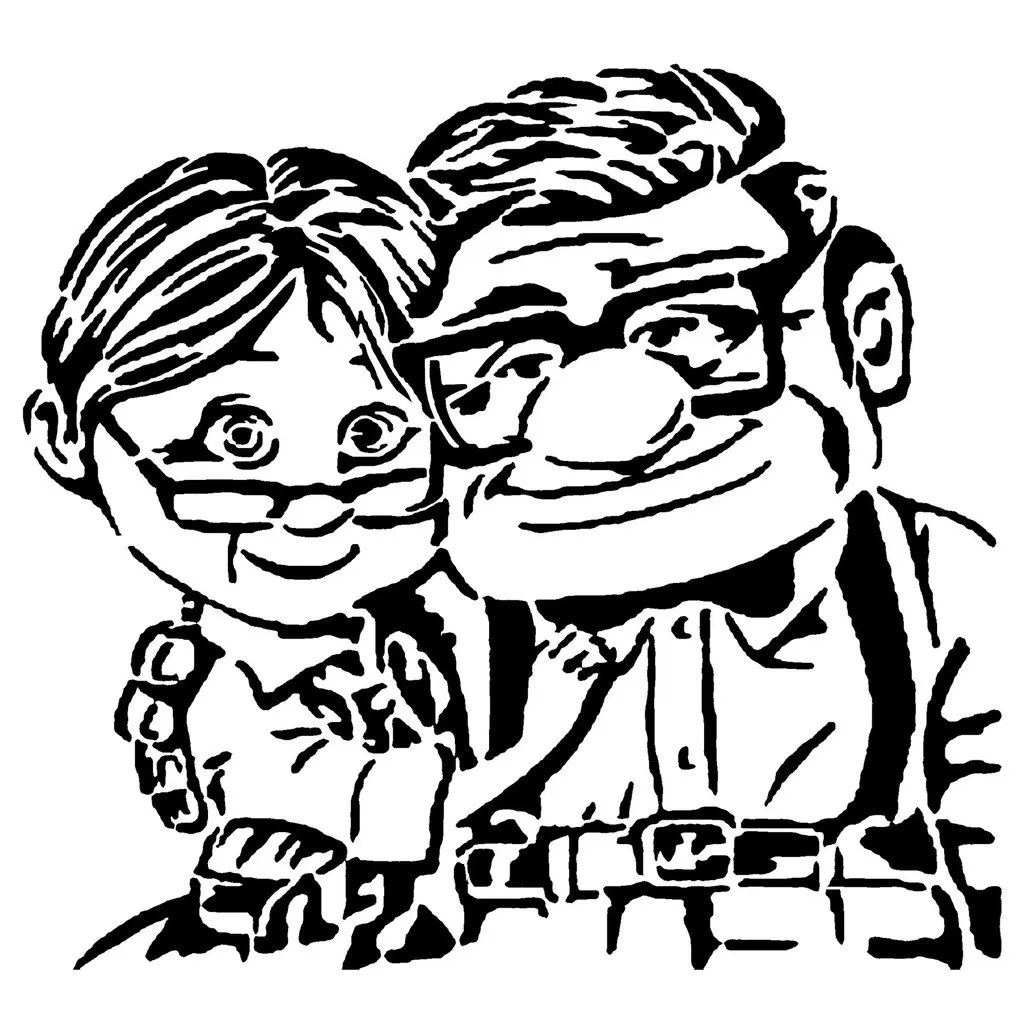 Free Digital Art STL Download - Up stencil 2by SMT_M 🦊