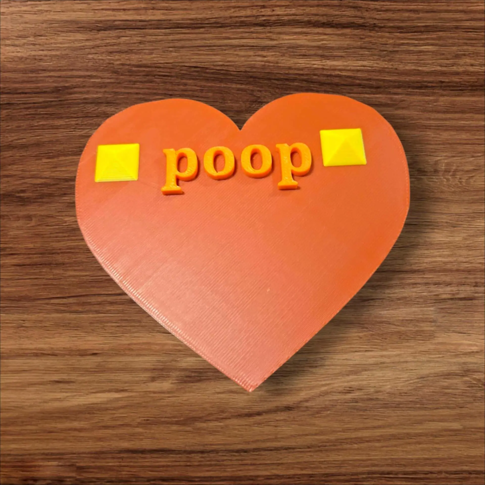 3D Printer Files | 3MF File | Kid Designed!!! I Heart Love Poop ...