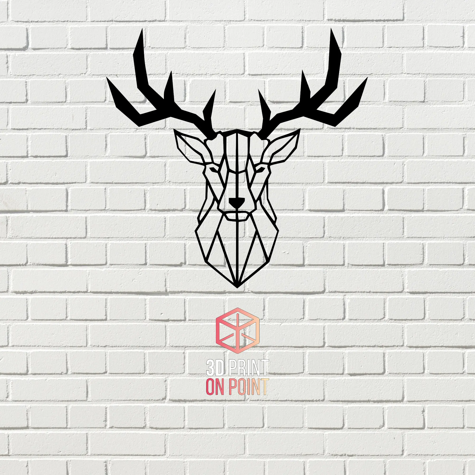 Free Home Decorations & Ornaments STL Download - DEER | 2D WALL ARTby ...