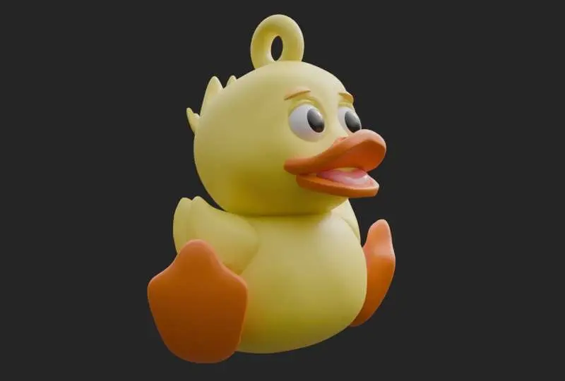 Other STL Download - Chibi Duck Keychain Pendantby Toti Skywalker