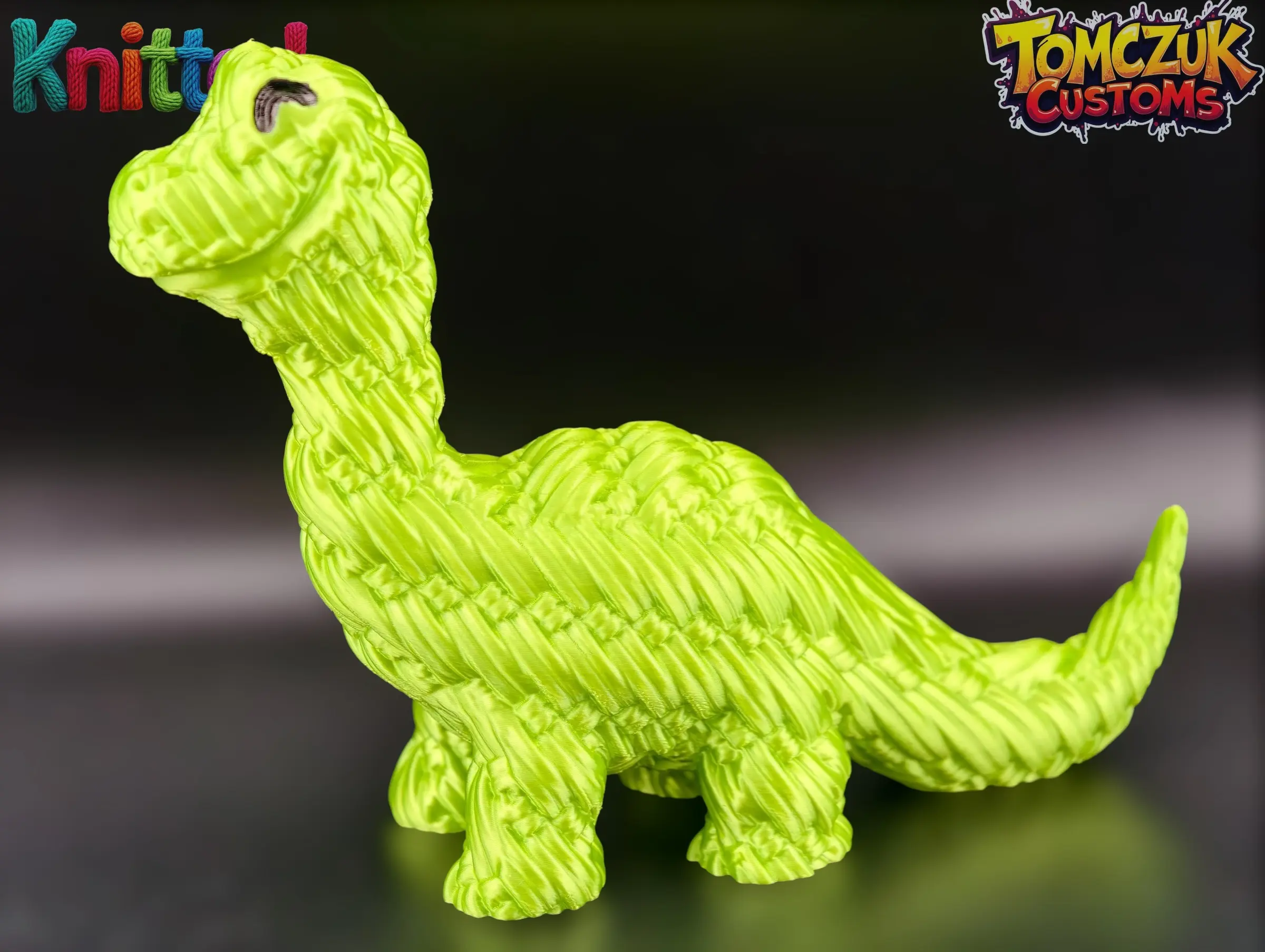 3D Printer Files | 3MF File | Brontosaur – Knitted Series | Creality Cloud