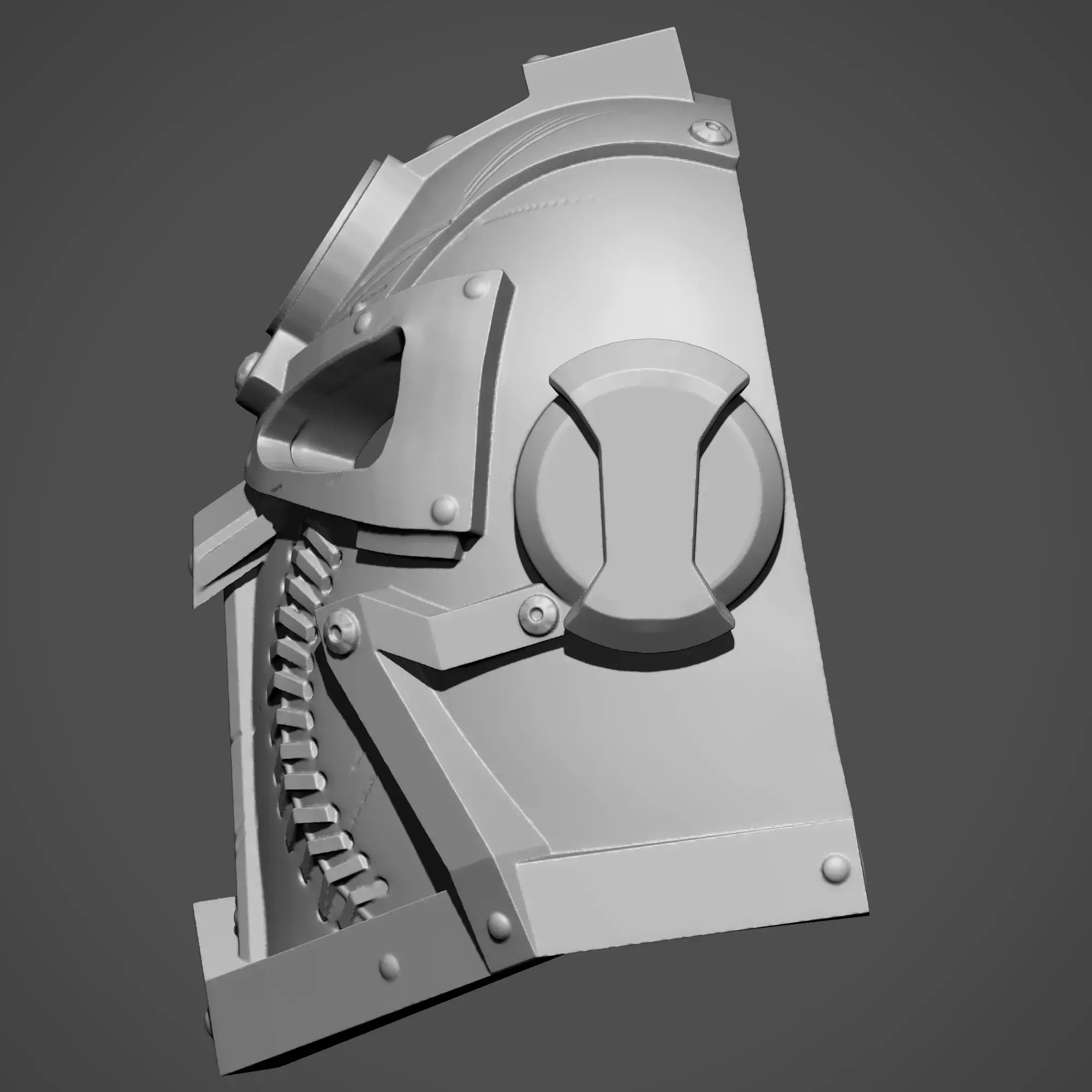 Cosplay STL Download - Grimforge MLB Crusader Mask 3D STL File for 3D ...