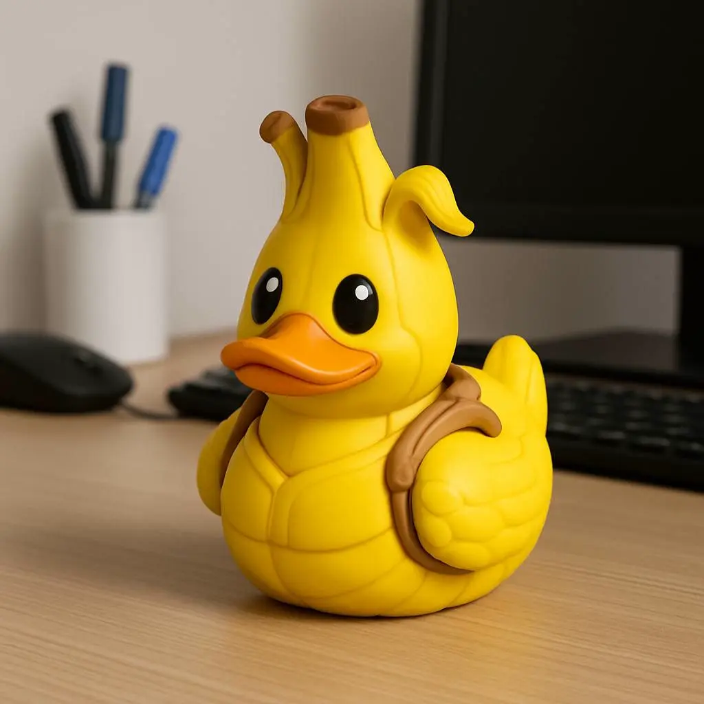 Other STL Download - Rubber Duck - Peely - Banana Bunch- 3D print ...