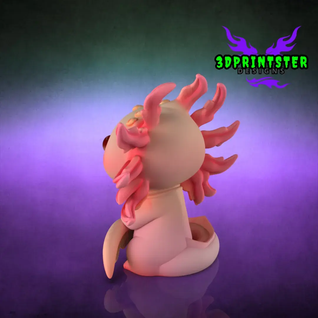3D Printer Files | 3MF File | Axolotl | Creality Cloud