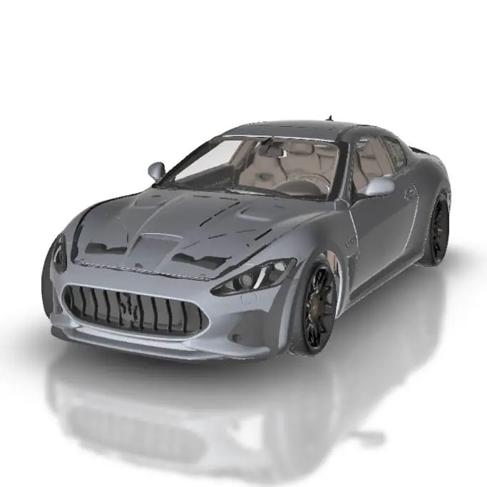 Vehicles & Machinery STL Download - Maserati GranTurismo MC Stradaleby ...