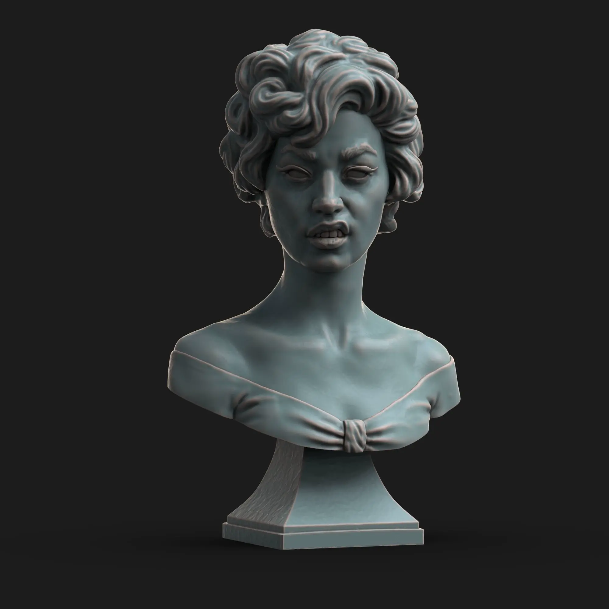 Female bust 006 | 3D models download | Creality Cloud
