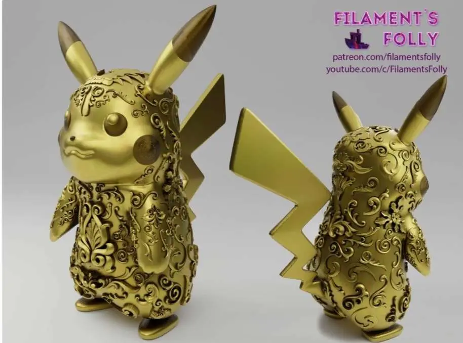 3D Printer Files | 3MF File | Pikachu | Creality Cloud