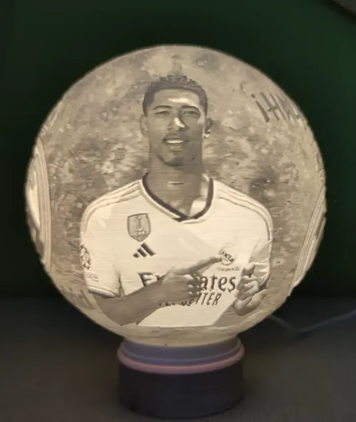 3D Printer Files | 3MF File | LITHOPHANE Real Madrid | Creality Cloud
