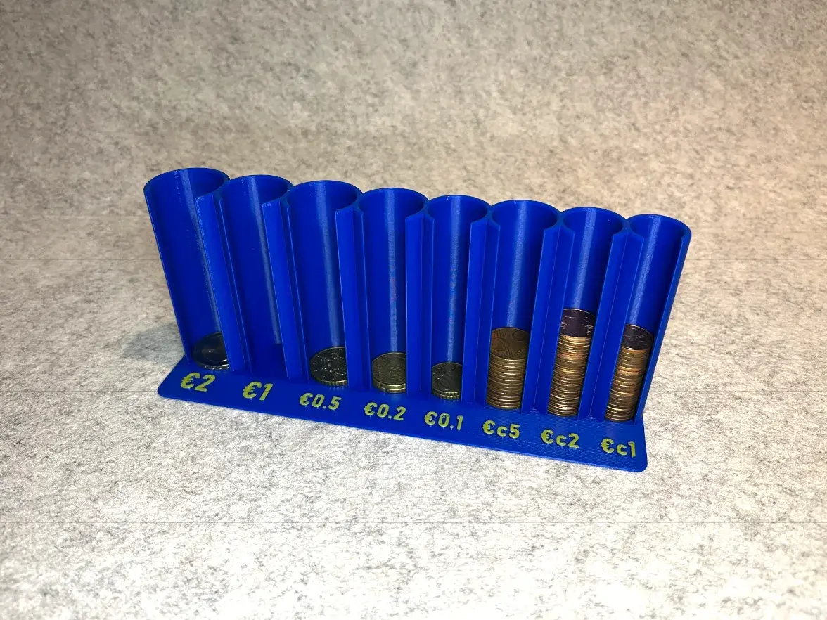 3D Printer Files | 3MF File | Euro coin sorter storage | Creality Cloud