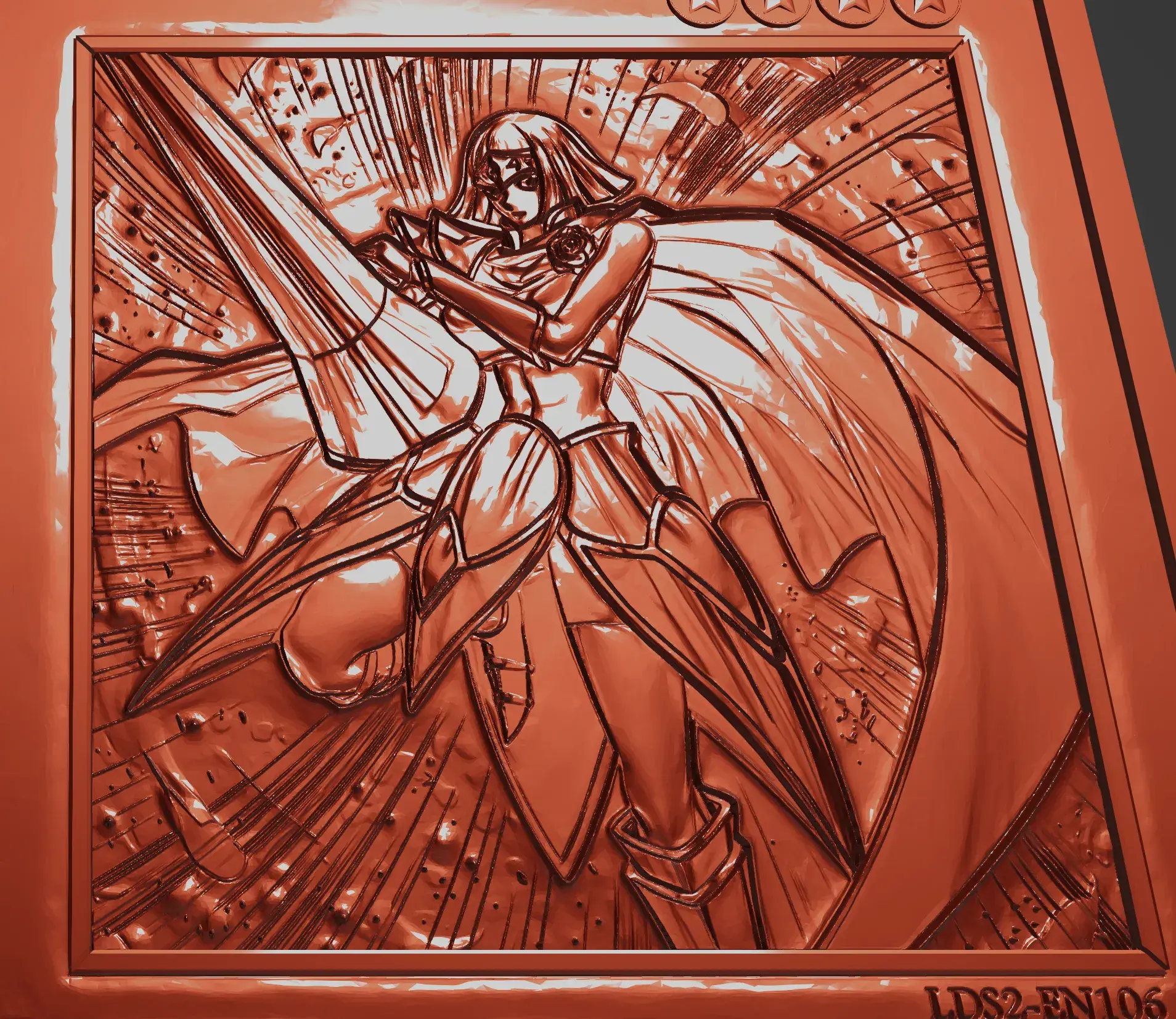 3D Printer Files | 3MF File | Rose Paladin - yu-gi-oh! | Creality Cloud