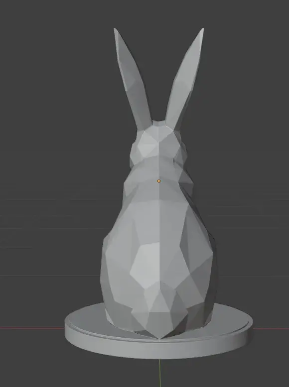 Sculptures & Artworks STL Download - low poly rabbit Sculptureby ...