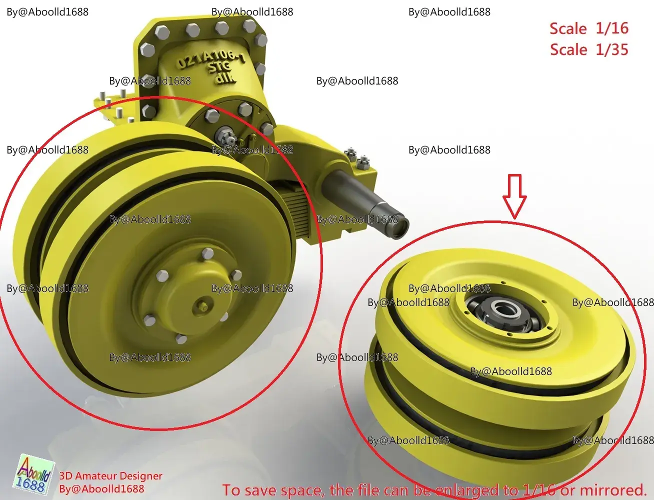 Vehicles & Machinery STL Download - Panzer IV Steel Wheel Units.(STL-35 ...