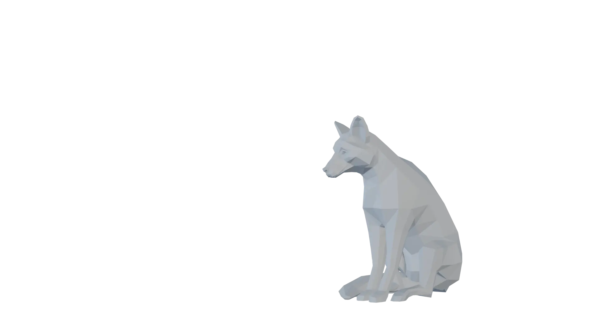 Characters & Creatures STL Download - Low Poly Foxby RyKa 3D