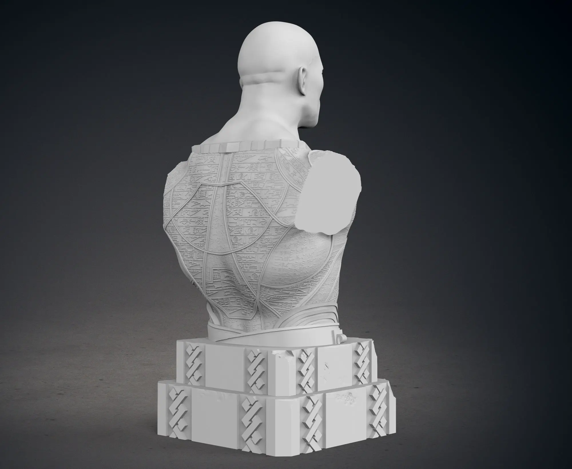 BLACK ADAM BUST | 3D models download | Creality Cloud