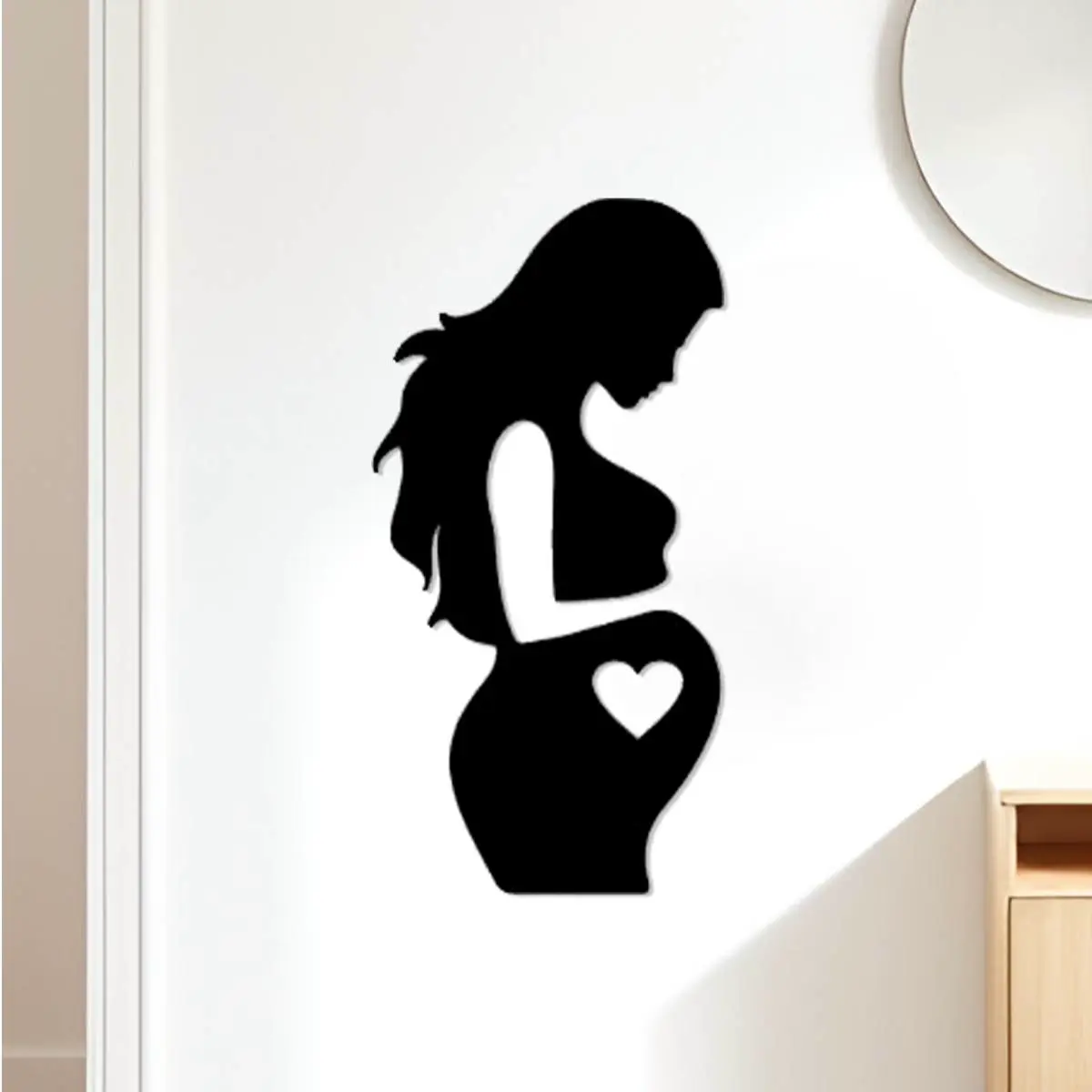 Home Decorations & Ornaments STL Download - Pregnant Wall Art, Wall ...