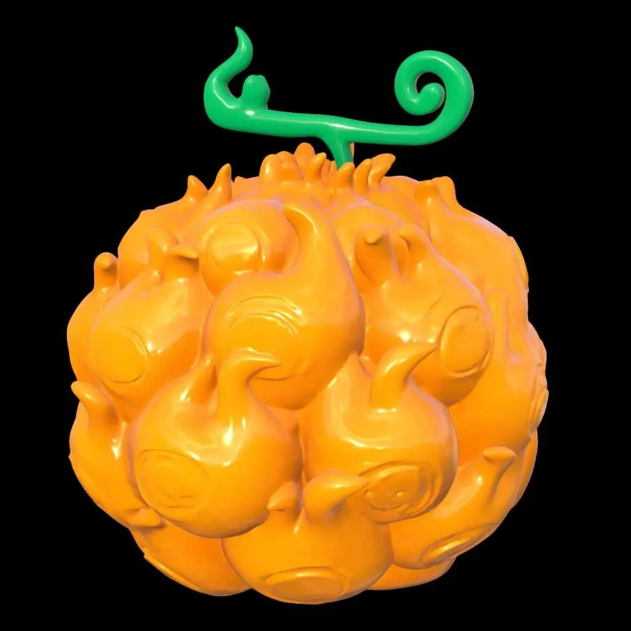 3D Printer Files | 3MF File | 🔥 ONE PIECE - Flame Fruit (Mera Mera no ...