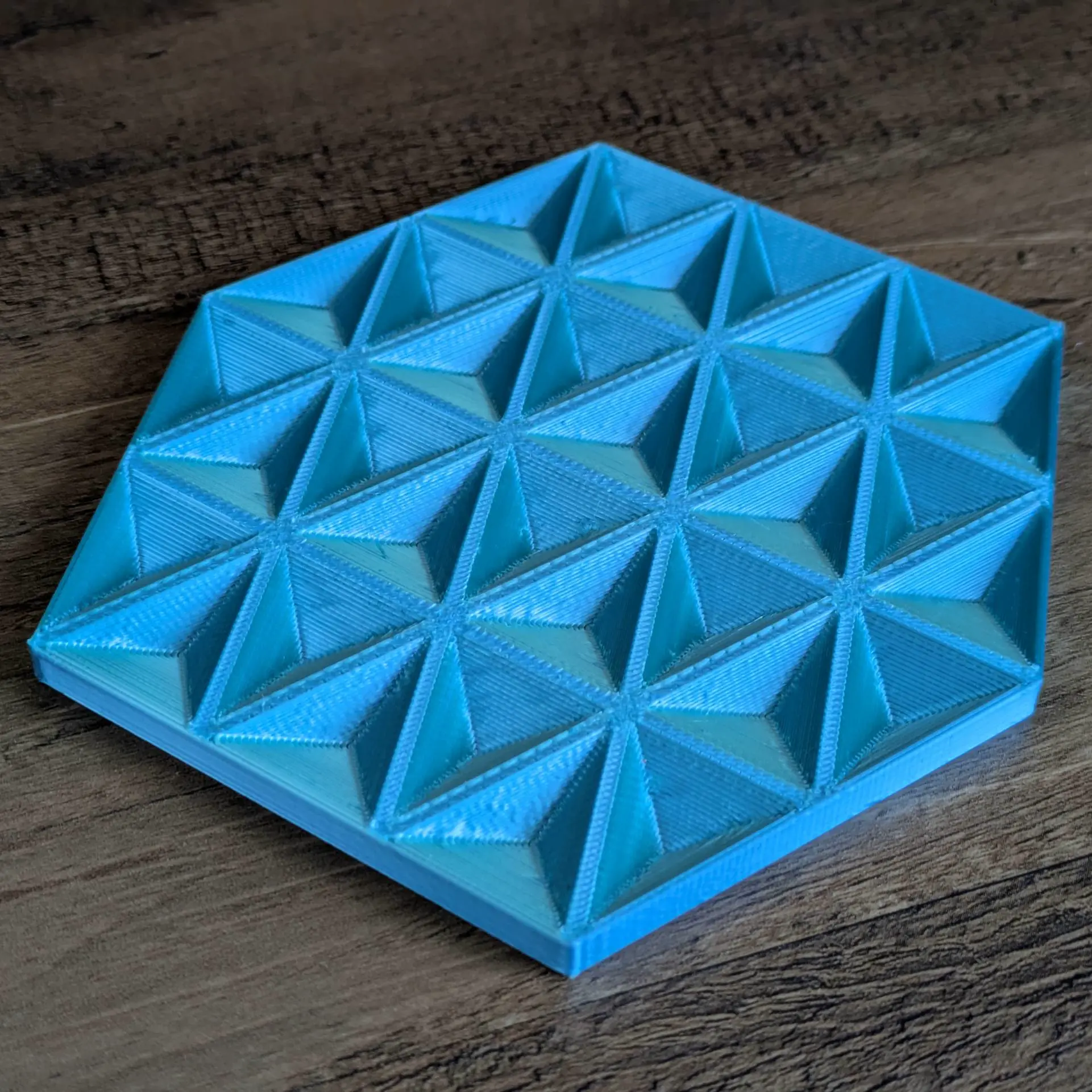 3D Printer Files | 3MF File | TRI-HEX Coaster | Creality Cloud