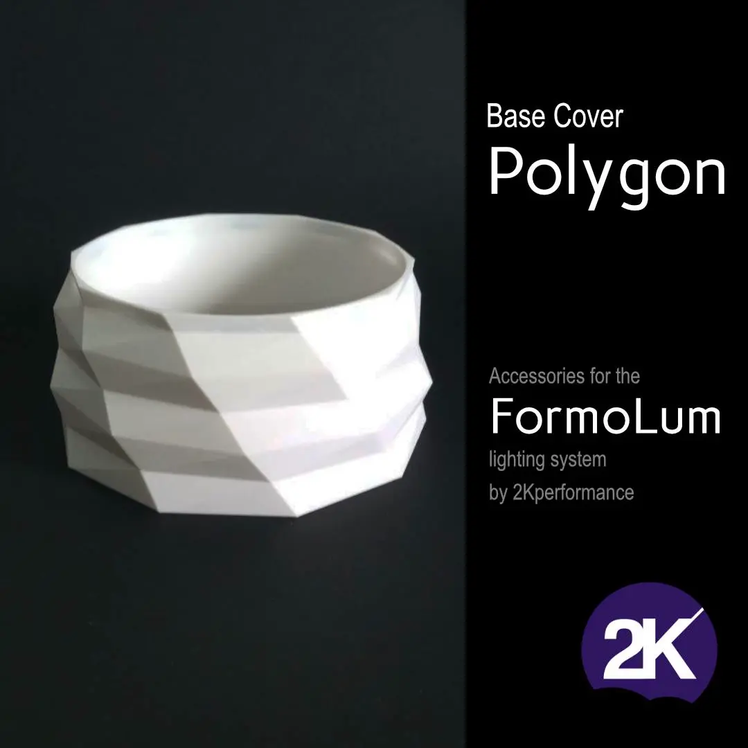 3D Printer Files | 3MF File | Base Cover POLYGON for the FormoLum ...