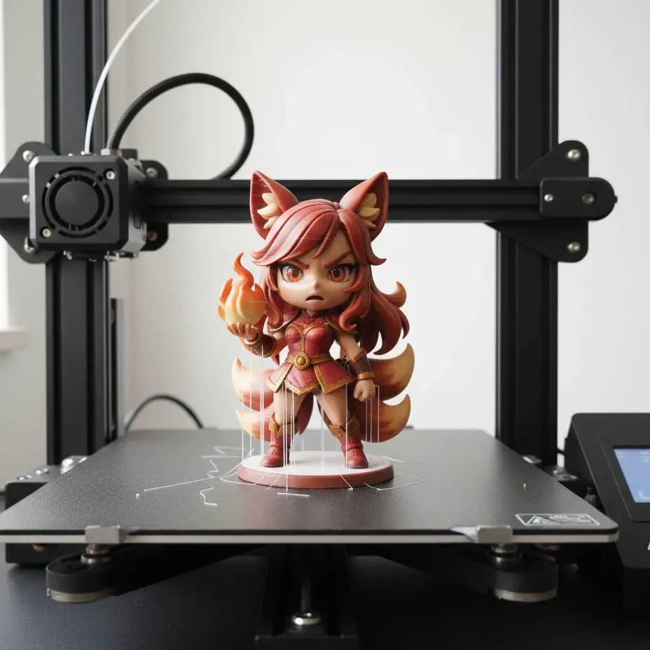 Characters & Creatures STL Download - Fire Girlby The calm moon