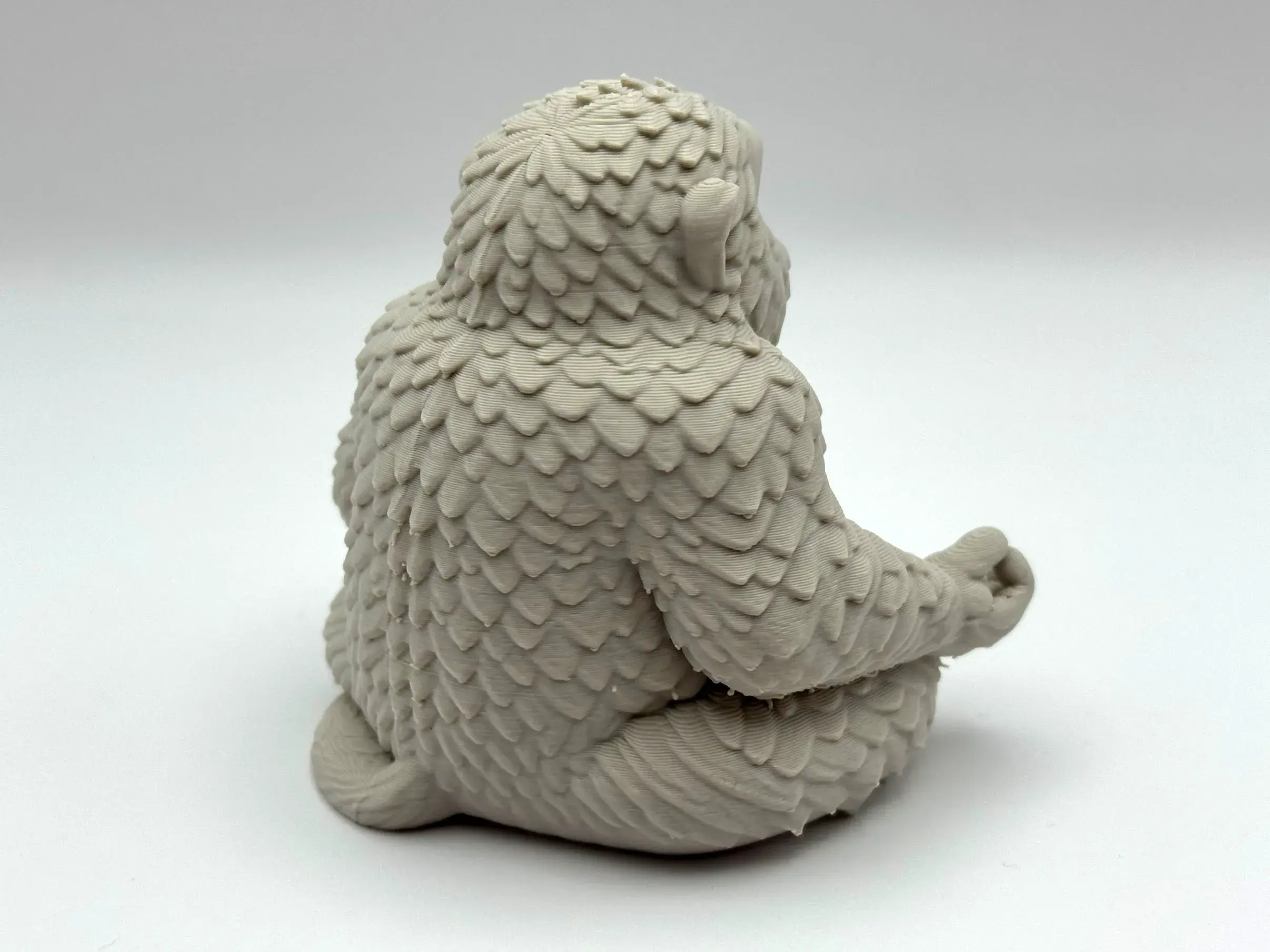 3D Printer Files | 3MF File | Furry Zen Monkey | Creality Cloud