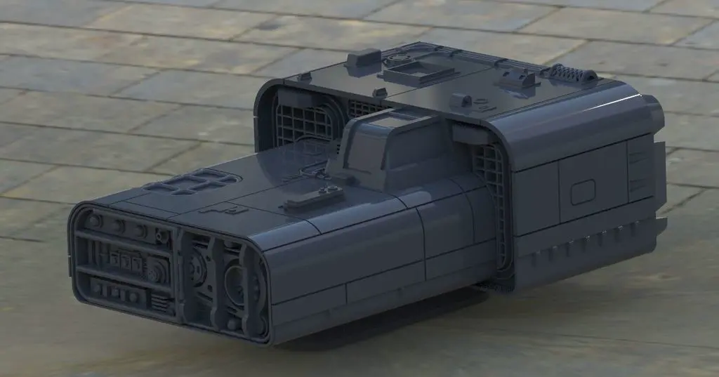 3D Printer Files | 3MF File | A4B Truckspeeder Star Wars Movie HO / 1: ...