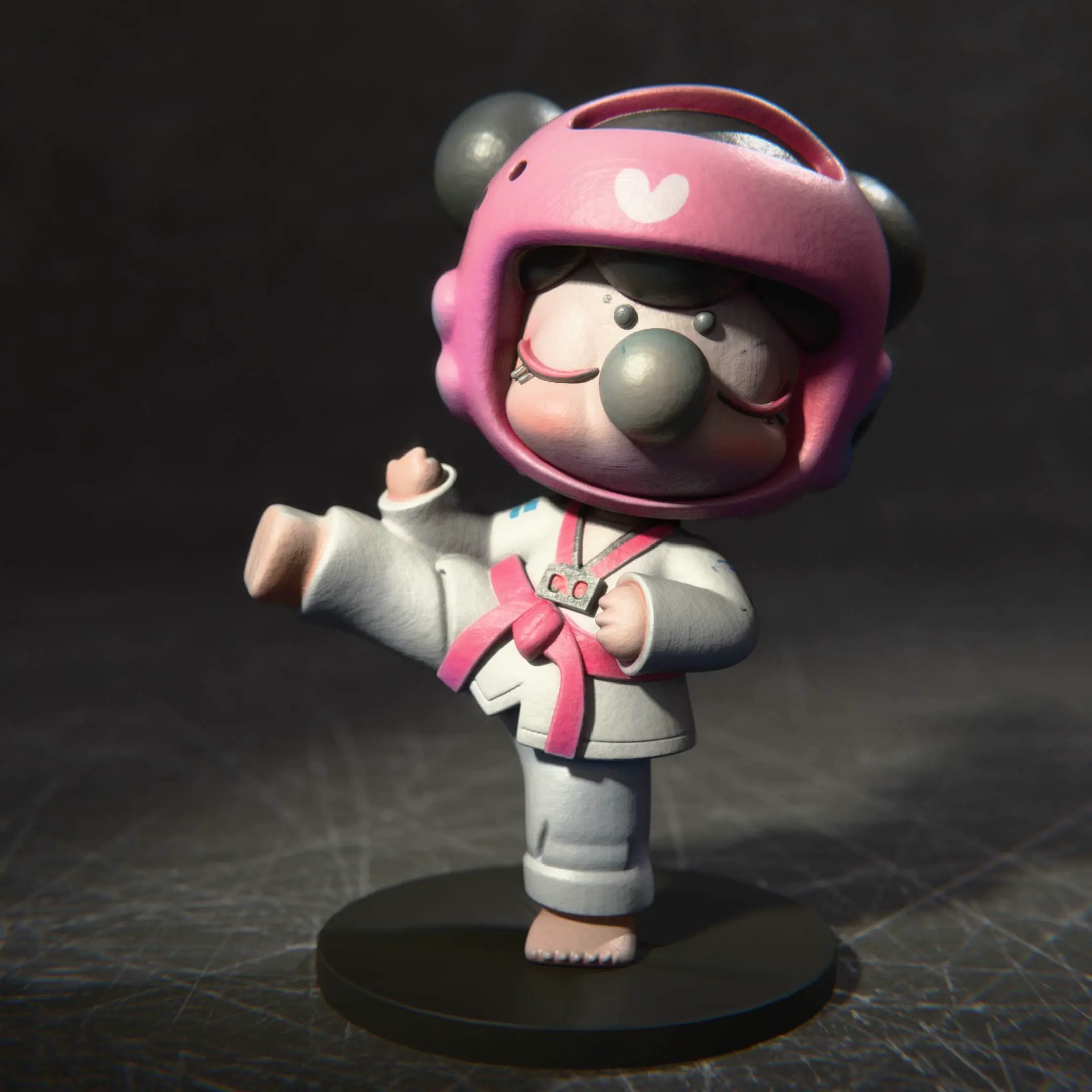 3D Printer Files | 3MF File | Karate Girl | Creality Cloud