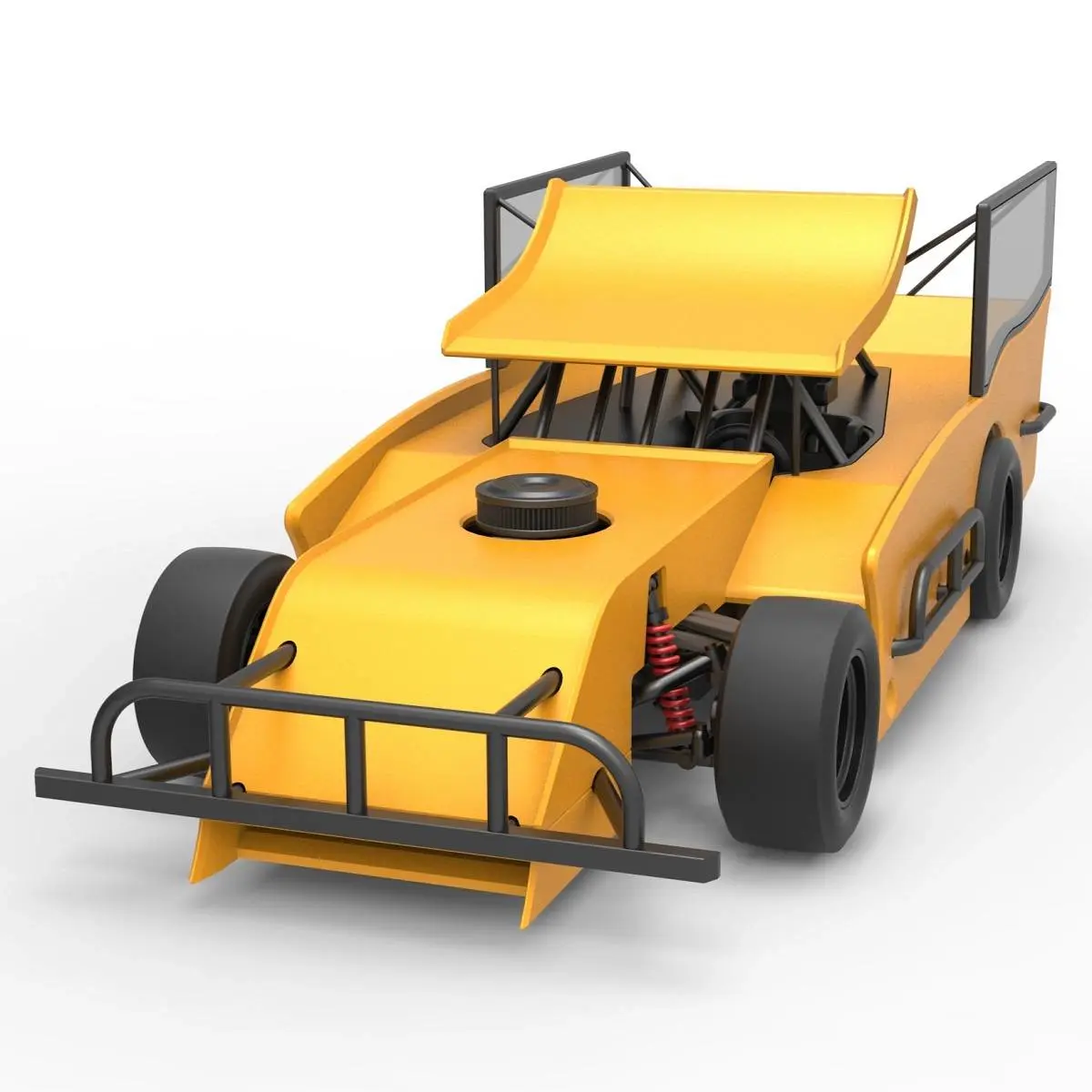 Vehicles & Machinery STL Download - Outlaw Figure 8 Modified stock car ...