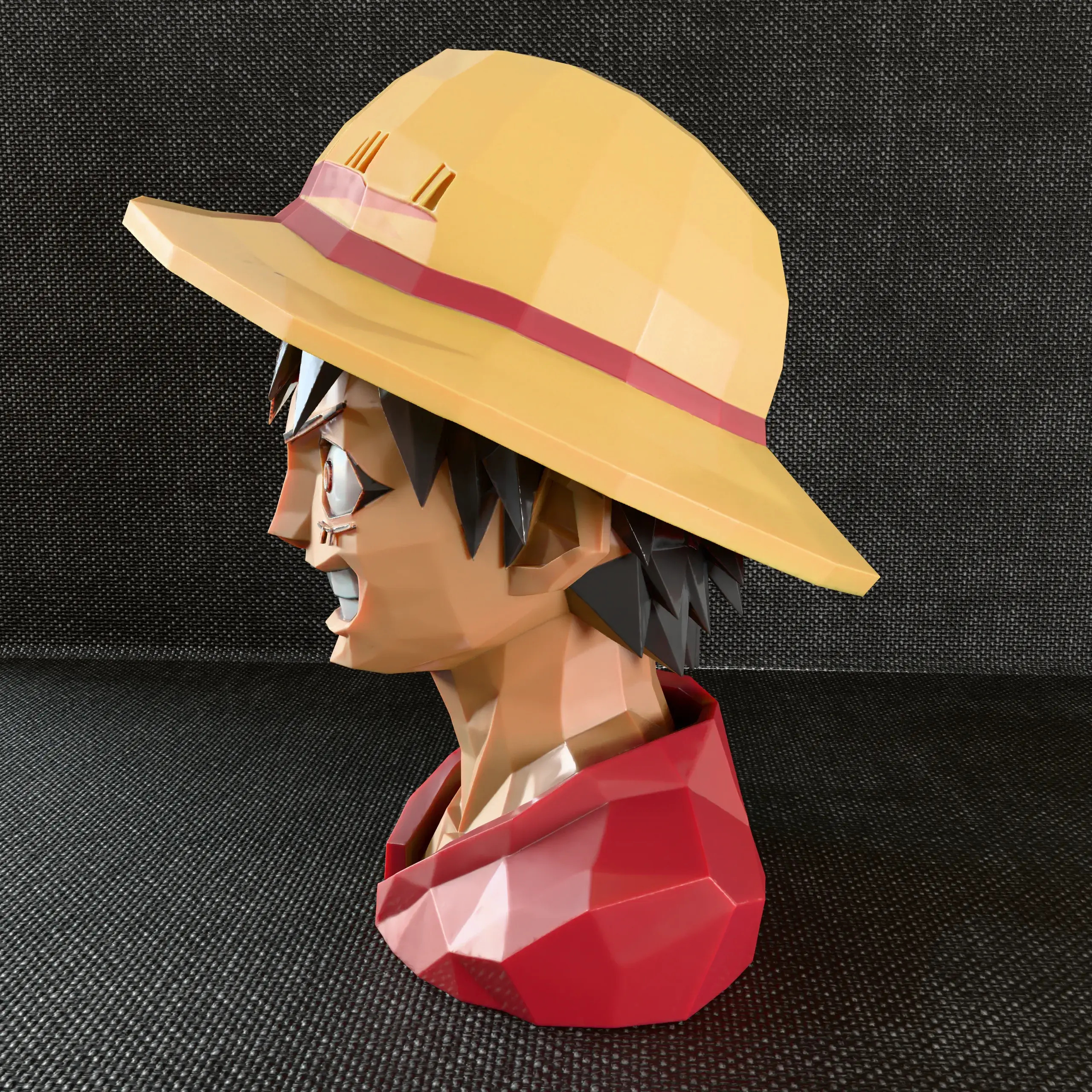 3D Printer Files | 3MF File | Luffy Bust One Piece Fan Art | Creality Cloud