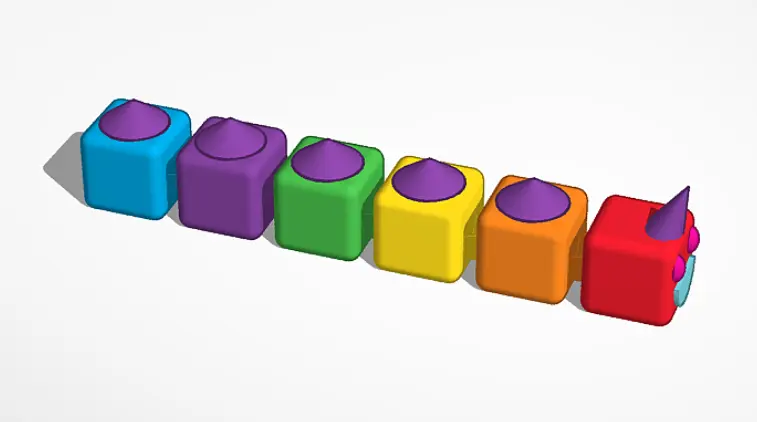 Free Other STL Download - Cuboid, The articulated creatureby ...