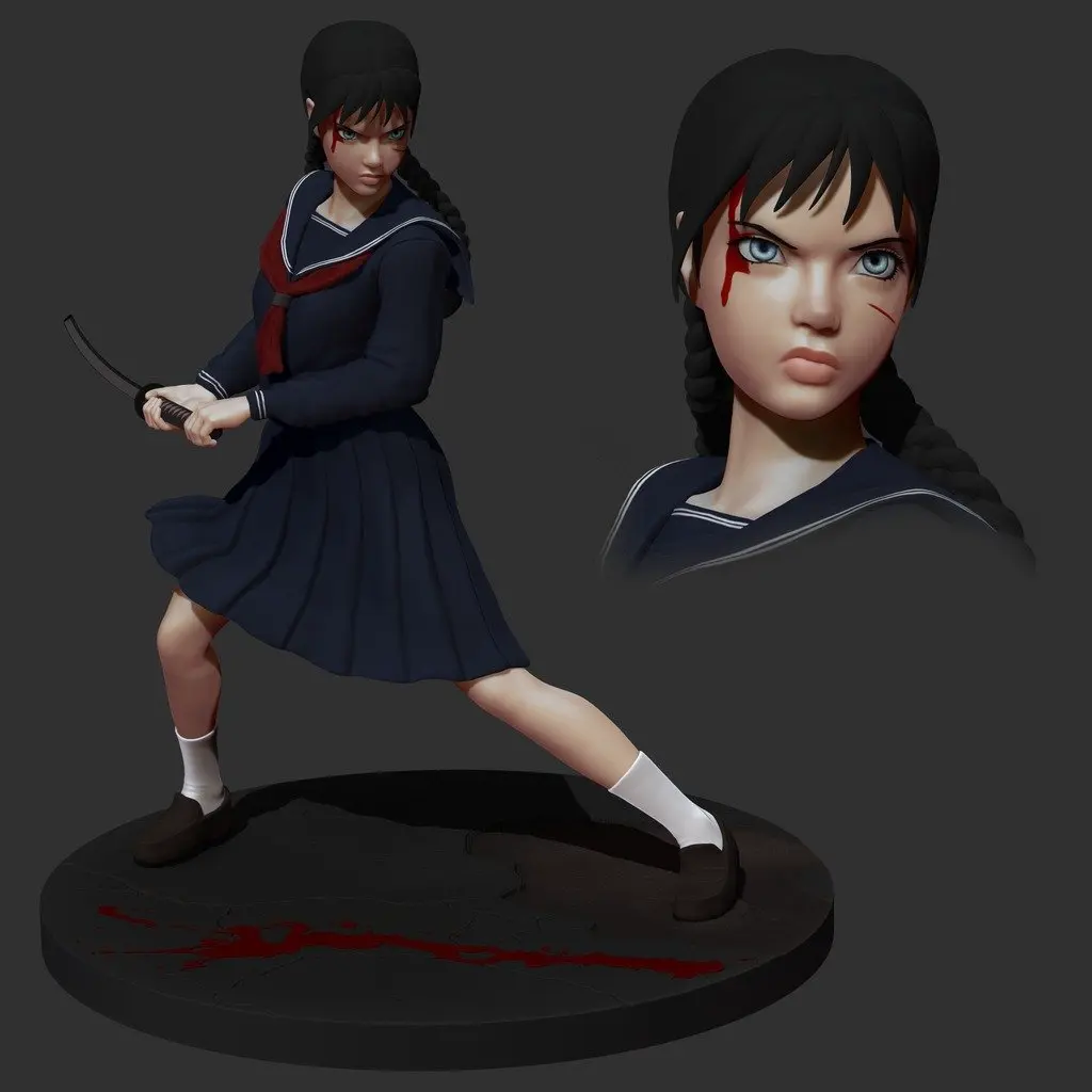 Free Characters & Creatures STL Download - Sayaby Alejandro Argandona