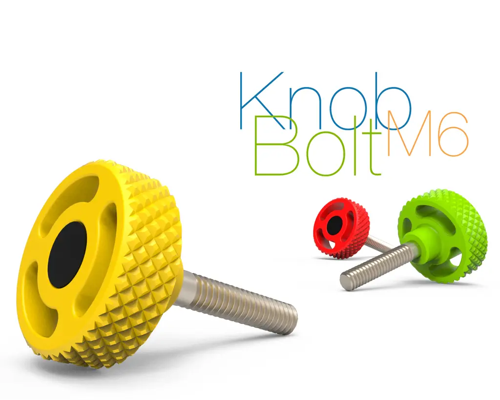 3D Printer Files | 3MF File | Knob Bolt M6 | Creality Cloud