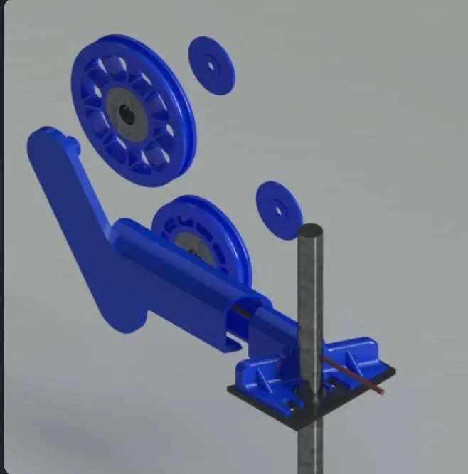 3D Printer Parts STL Download - Ender 3 Double Roller Filament Routing ...
