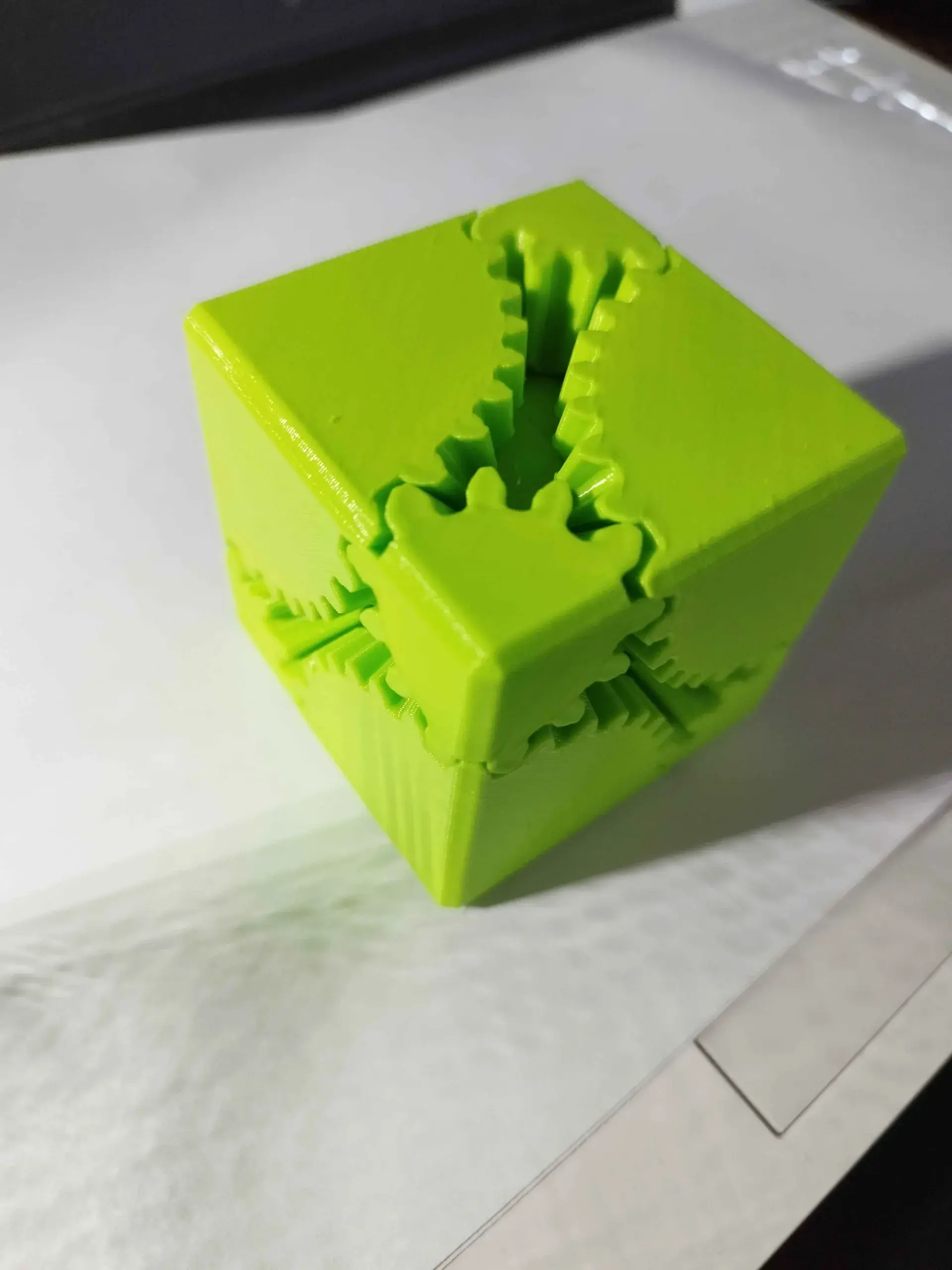 3D Printer Files | 3MF File | Geared Cube Fidget Toy | Creality Cloud
