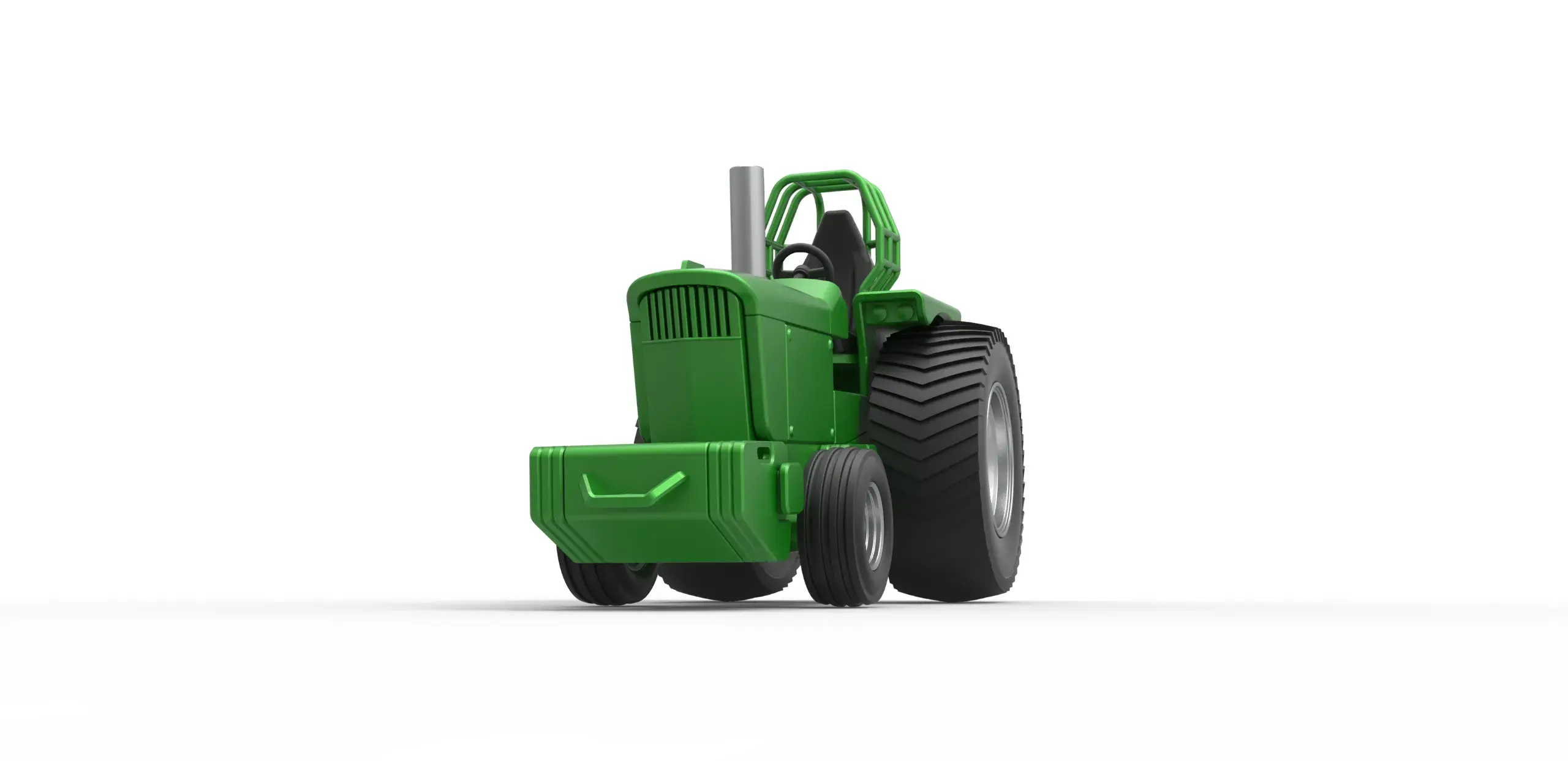 Vehicles & Machinery STL Download - Fun short Pro Stock Pulling Tractor ...