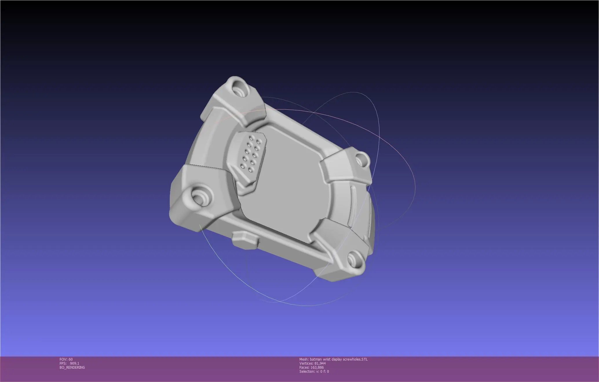 Cosplay STL Download - Batman Wrist Display Printable Propby Julian Danzer