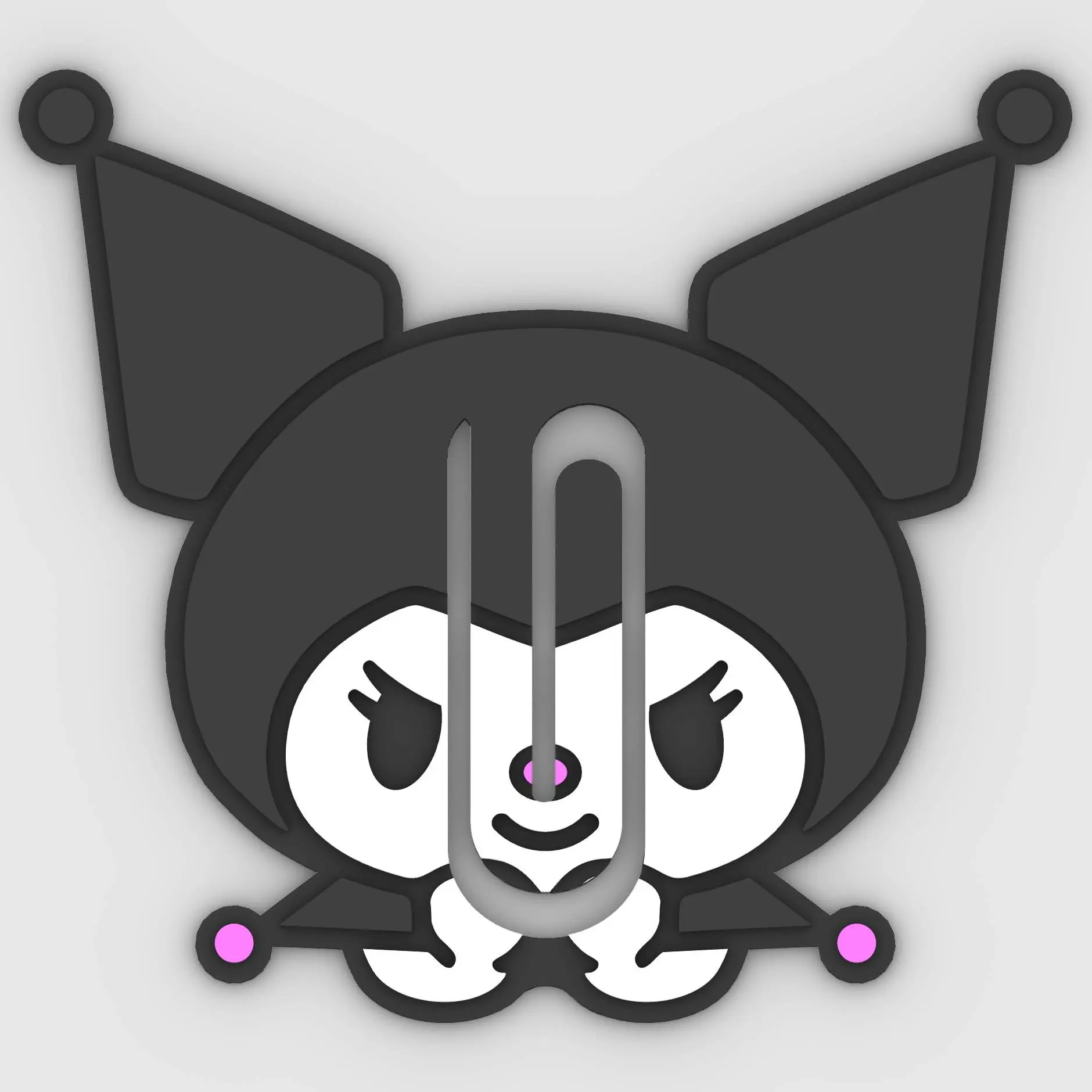 Stationery & Learning Tools STL Download - KUROMI - cute cartoon v2 ...