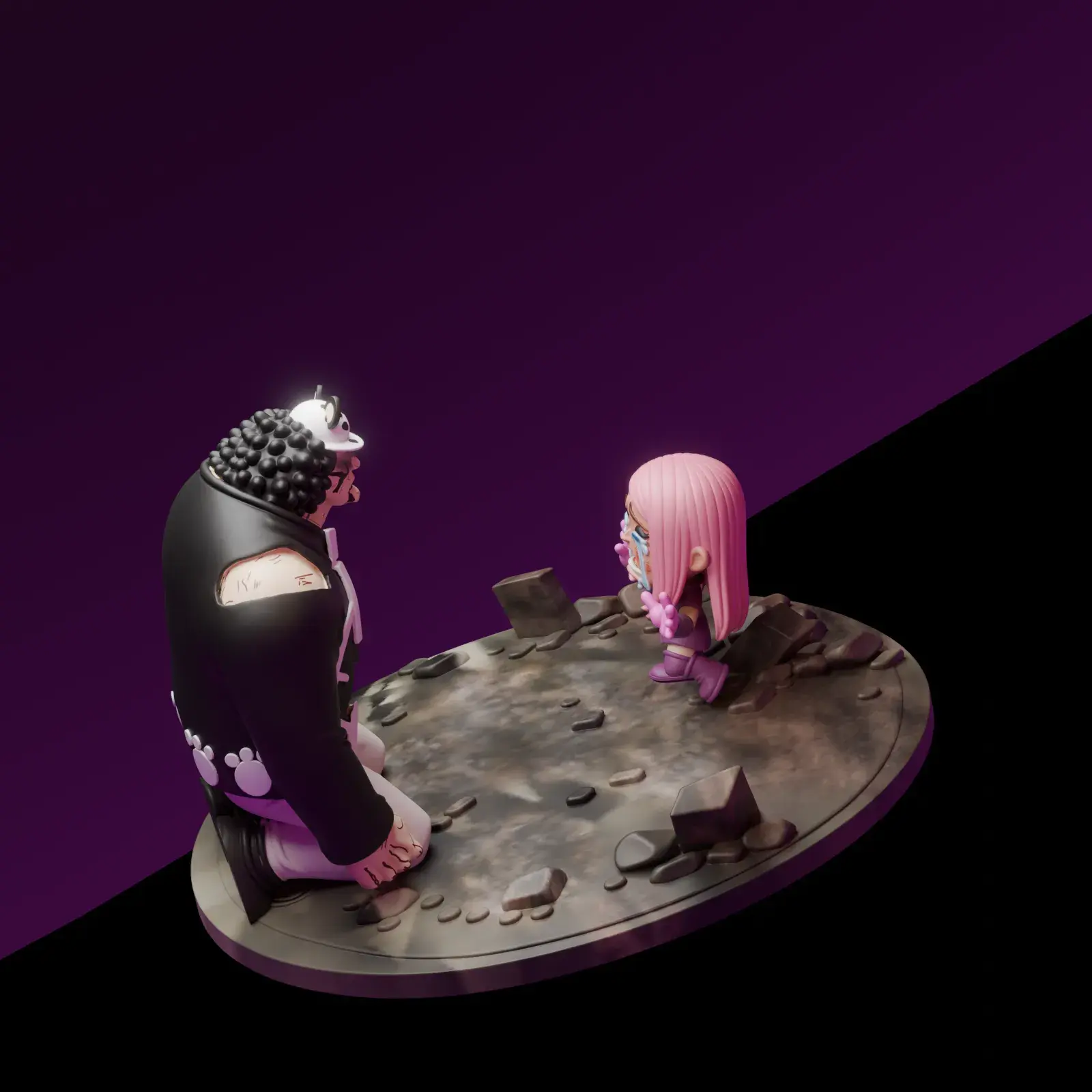 Other STL Download - Diorama de Jewelry Bonney y Bartholomew Kuma – One ...