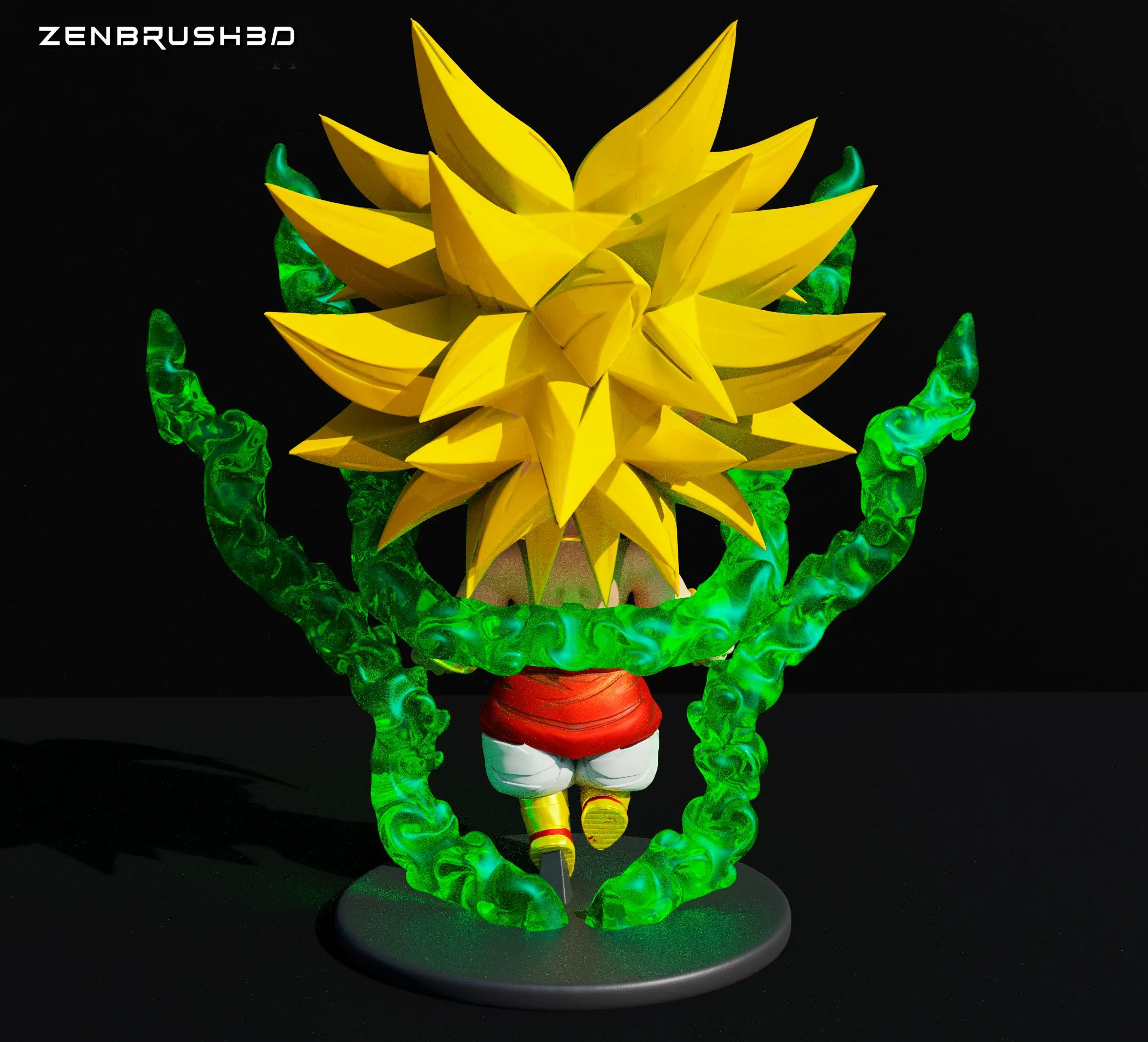 Characters & Creatures STL Download - DBZ - BROLY CHIBY 3D PRINTINGby ...